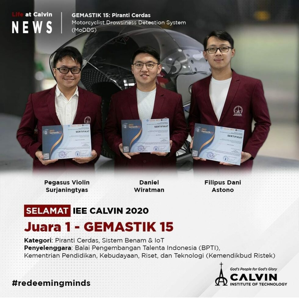 Tim dari Calvin Institute of Technology (CIT) meraih Juara 1 dalam ...